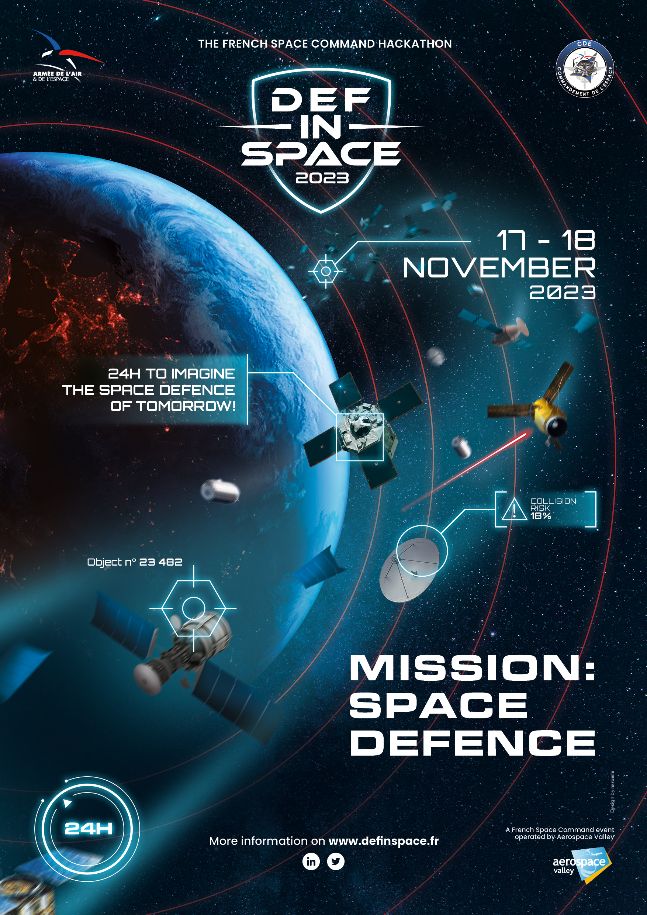 EVENTO - "DefInSpace 2023", un hackathon internazionale per sfidarsi sulle innovazioni per le ...